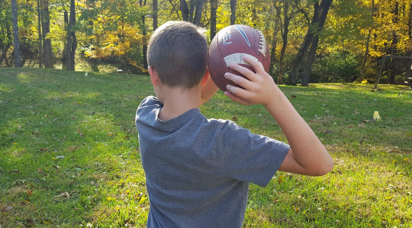 Teach Me How To Throw A Football | Family Therapist Mason OH